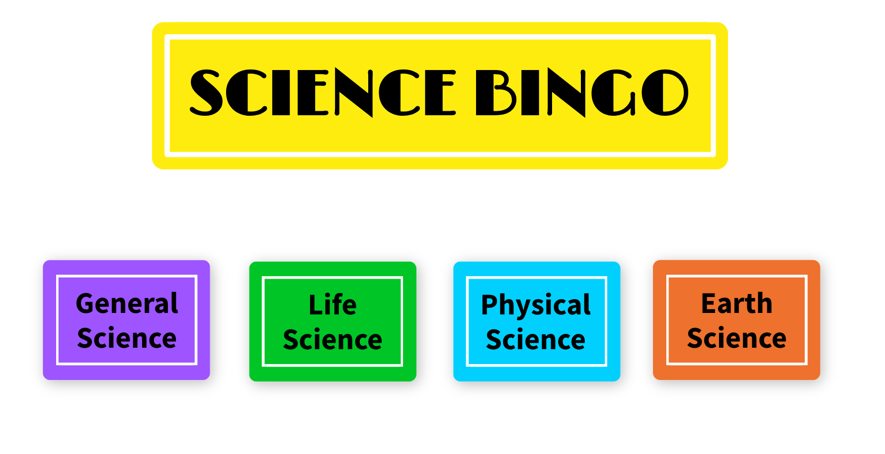 Bingo - Virtual Science Teachers