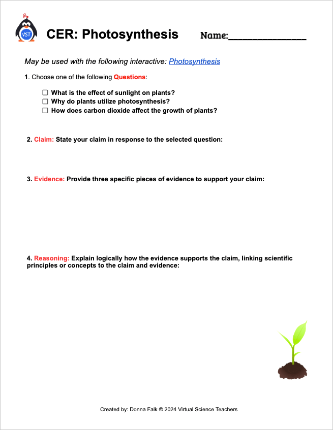 CER - Virtual Science Teachers